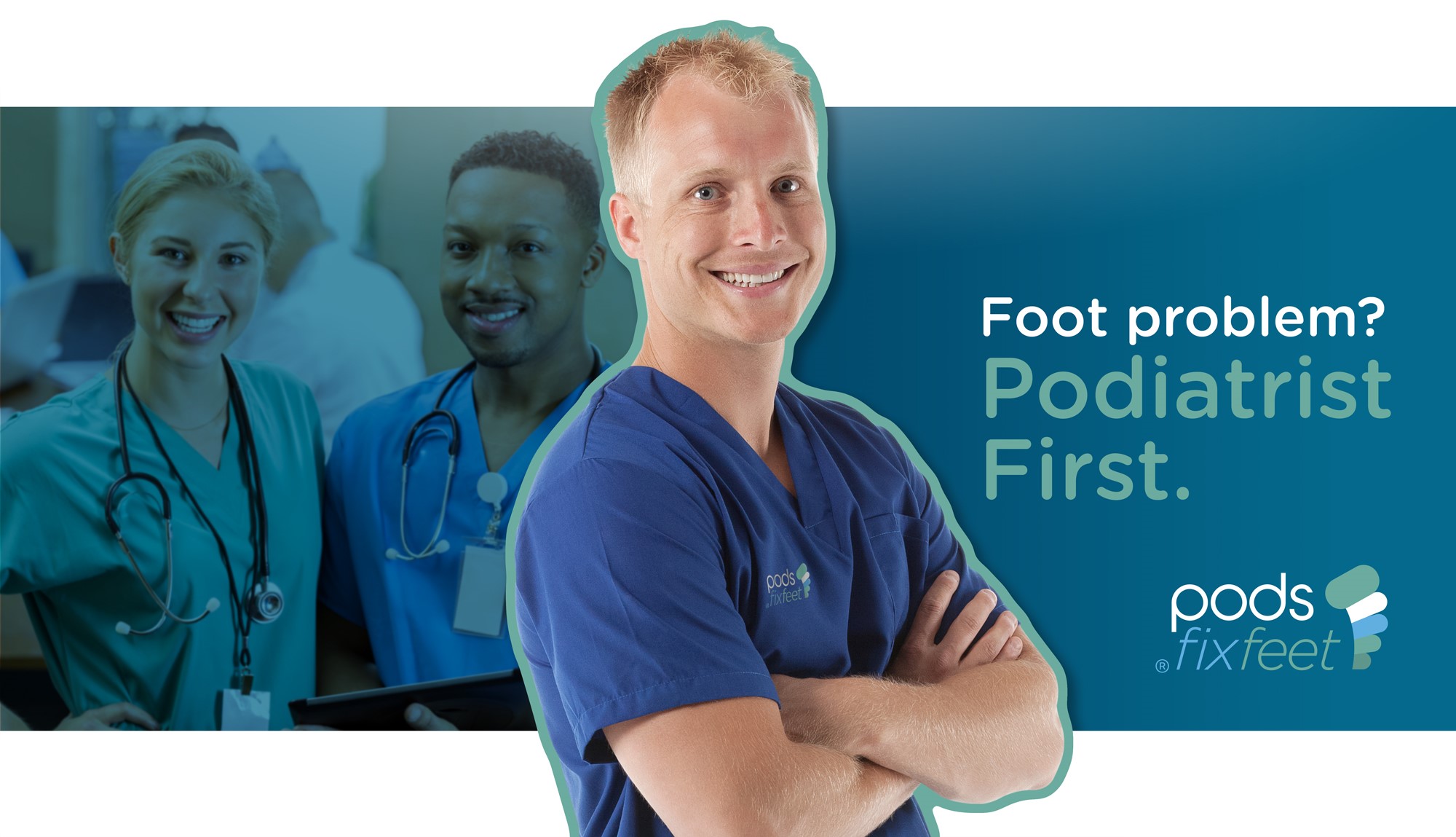 podiatrist first male 1 - Pods Fix Feet